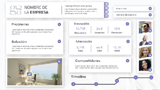 One pager | Plantillas de Genially